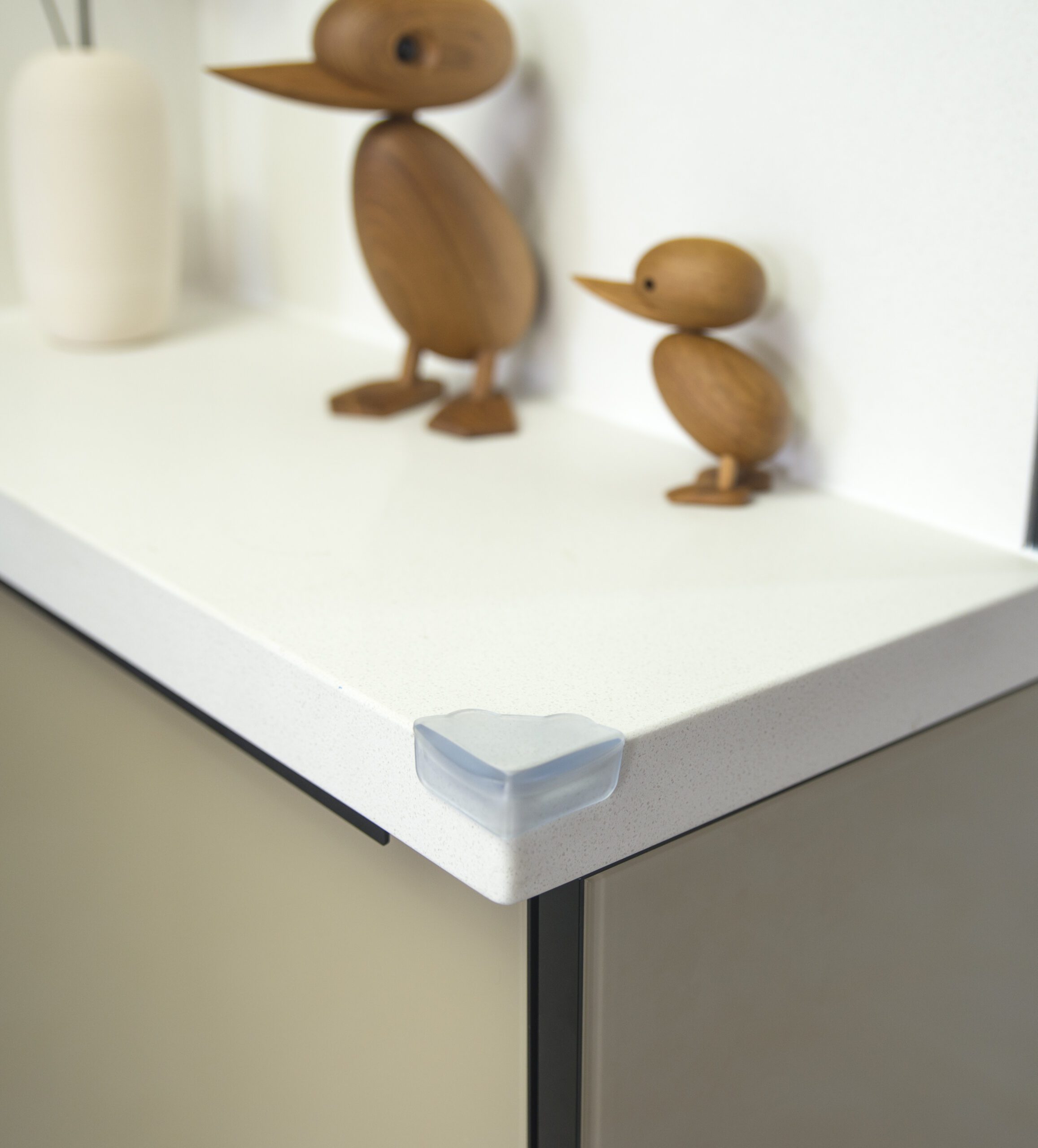 Large Transparent PVC Corner Guard with Frosted Texture Corner ...