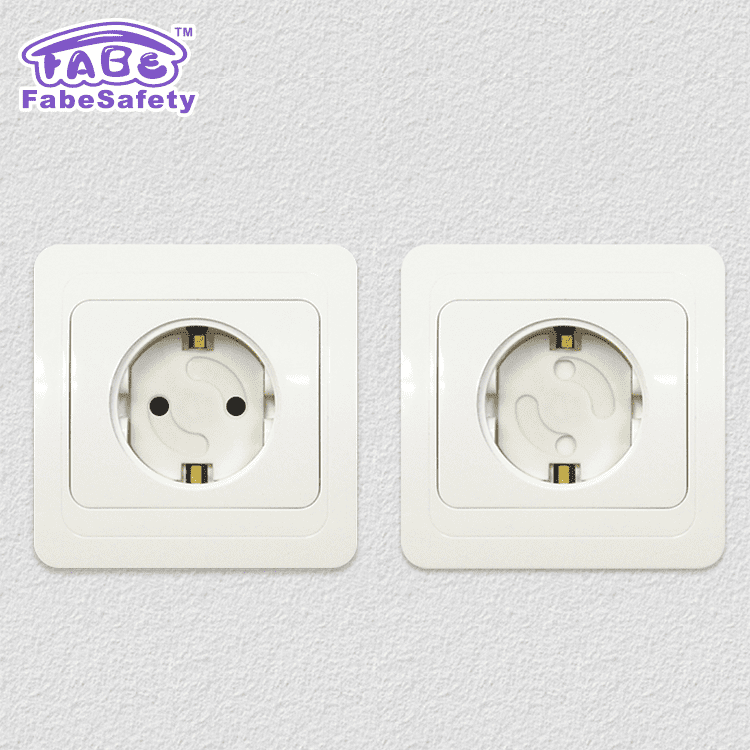 Electric Outlet Covers Self-Closing White Heart Plate Wall Socket Plugs ...